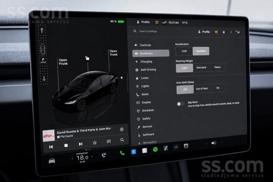 Melns Tesla Model 3 2024 Rīga, ar dzinēja tilpumu 0.00 L un nobraukumu 41 tūkst. km par 42500 €, foto 29 vietnē AUTOMOTO.COM.LV