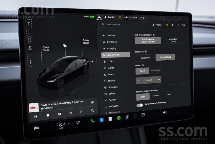 Melns Tesla Model 3 2024 Rīga, ar dzinēja tilpumu 0.00 L un nobraukumu 41 tūkst. km par 42500 €, foto 30 vietnē AUTOMOTO.COM.LV