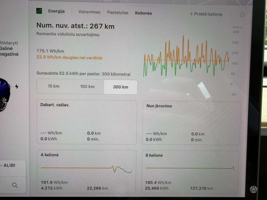 Синий Тесла Модель 3 2019 в Вильнюс, объемом двигателя 0.00 л и пробегом 138 тыс. км за 21000 €, фото 27 на AUTOMOTO.COM.LV