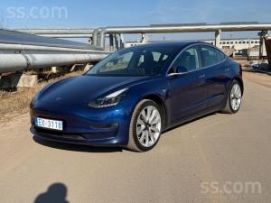 Zils Tesla Model 3 2019 Rīga, ar dzinēja tilpumu 0.00 L un nobraukumu 128 tūkst. km par 17300 €, foto  vietnē AUTOMOTO.COM.LV