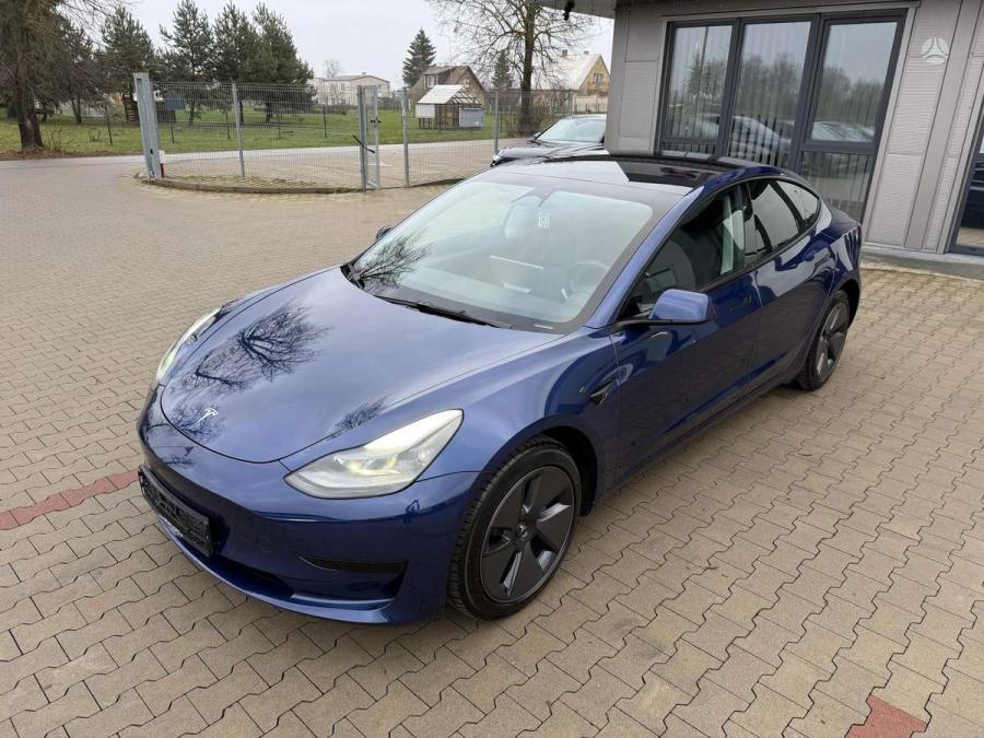 Zils Tesla Model 3 2022 Šauļi, ar dzinēja tilpumu 0.00 L un nobraukumu 63 tūkst. km par 25990 €, foto 6 vietnē AUTOMOTO.COM.LV
