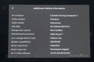 Zils Tesla Model 3 2023 Tallina, ar dzinēja tilpumu 0.00 L un nobraukumu 67 tūkst. km par 99000 €, foto 18 vietnē AUTOMOTO.COM.LV