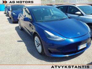 Blue Tesla Model 3 2023 in Vilnius, with an engine capacity of 0.00 L and mileage of 90 thousand km for 29900 €, photo  on AUTOMOTO.COM.LV