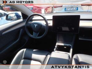Blue Tesla Model 3 2023 in Vilnius, with an engine capacity of 0.00 L and mileage of 90 thousand km for 29900 €, photo 4 on AUTOMOTO.COM.LV