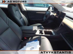 Blue Tesla Model 3 2023 in Vilnius, with an engine capacity of 0.00 L and mileage of 90 thousand km for 29900 €, photo 5 on AUTOMOTO.COM.LV