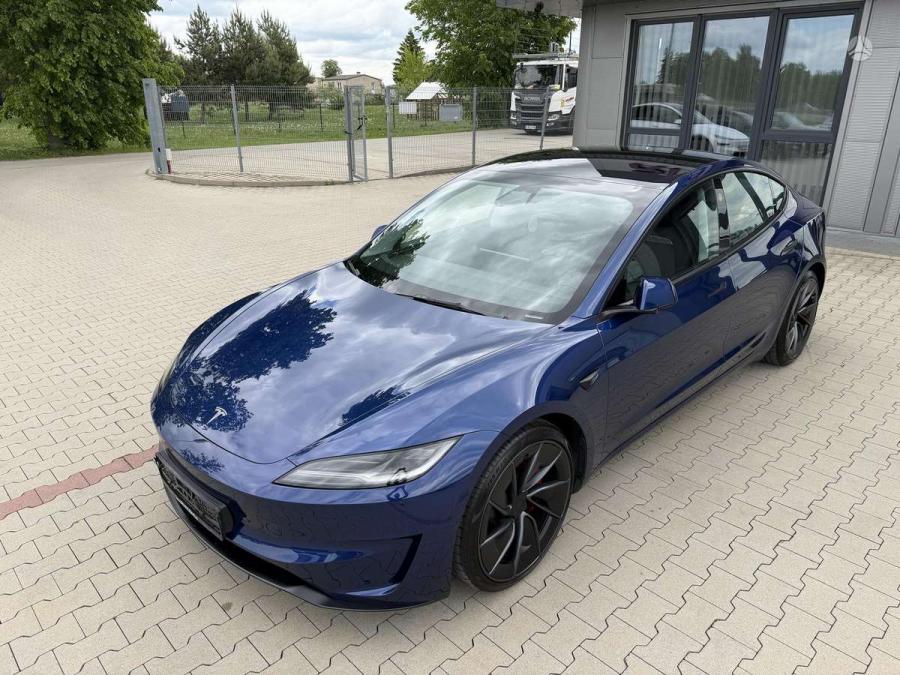 Zils Tesla Model 3 2024 Šauļi, ar dzinēja tilpumu 0.00 L un nobraukumu 15 tūkst. km par 51990 €, foto 8 vietnē AUTOMOTO.COM.LV