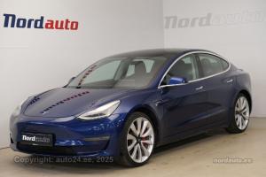 Blue Tesla Model 3 2019 in Tallinn, with an engine capacity of 0.00 L and mileage of 158 thousand km for 22900 €, photo  on AUTOMOTO.COM.LV