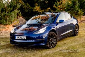 Blue Tesla Model 3 2019 in Parnu, with an engine capacity of 0.00 L and mileage of 86 thousand km for 22500 €, photo 30 on AUTOMOTO.COM.LV