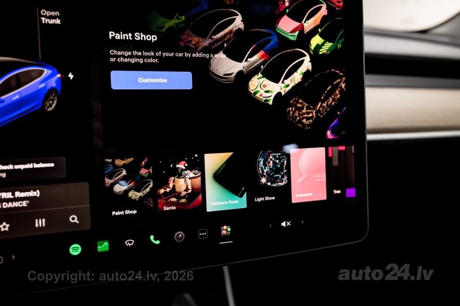 Zils Tesla Model 3 2019 Pērnava, ar dzinēja tilpumu 0.00 L un nobraukumu 169 tūkst. km par 16990 €, foto 23 vietnē AUTOMOTO.COM.LV