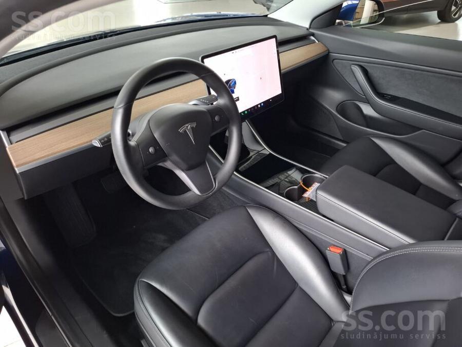Zils Tesla Model 3 2019 Rīga, ar dzinēja tilpumu 0.00 L un nobraukumu 81 tūkst. km par 23500 €, foto 7 vietnē AUTOMOTO.COM.LV