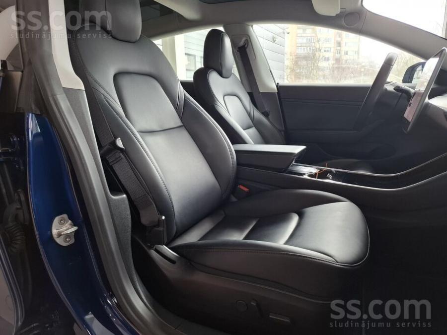 Zils Tesla Model 3 2019 Rīga, ar dzinēja tilpumu 0.00 L un nobraukumu 81 tūkst. km par 23500 €, foto 10 vietnē AUTOMOTO.COM.LV