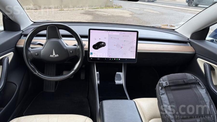 Zils Tesla Model 3 2019 Ogre, ar dzinēja tilpumu 0.00 L un nobraukumu 107 tūkst. km par 20500 €, foto 7 vietnē AUTOMOTO.COM.LV