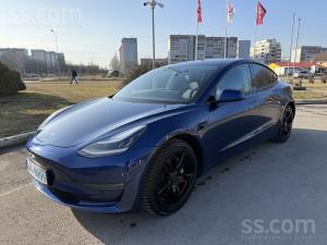 Zils Tesla Model 3 2019 Rīga, ar dzinēja tilpumu 0.00 L un nobraukumu 250 tūkst. km par 16800 €, foto 4 vietnē AUTOMOTO.COM.LV