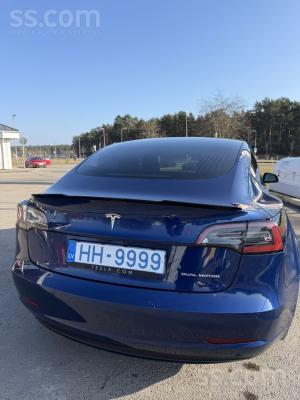 Zils Tesla Model 3 2019 Rīga, ar dzinēja tilpumu 0.00 L un nobraukumu 250 tūkst. km par 16800 €, foto 5 vietnē AUTOMOTO.COM.LV