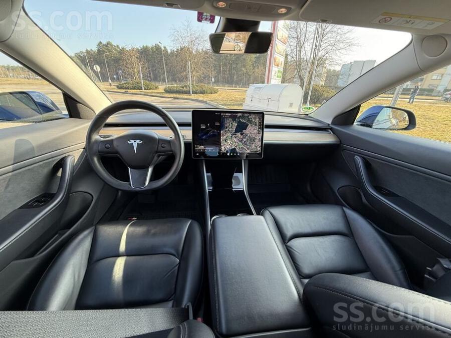 Zils Tesla Model 3 2019 Rīga, ar dzinēja tilpumu 0.00 L un nobraukumu 250 tūkst. km par 16800 €, foto 8 vietnē AUTOMOTO.COM.LV