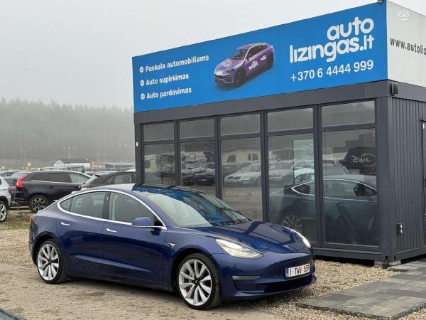 Zils Tesla Model 3 2020 Viļņa, ar dzinēja tilpumu 0.00 L un nobraukumu 182 tūkst. km par 18950 €, foto 2 vietnē AUTOMOTO.COM.LV