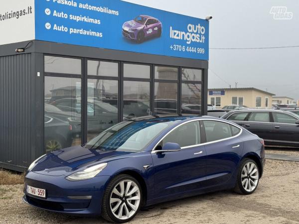 Zils Tesla Model 3 2020 Viļņa, ar dzinēja tilpumu 0.00 L un nobraukumu 182 tūkst. km par 18950 €, foto 1 vietnē AUTOMOTO.COM.LV