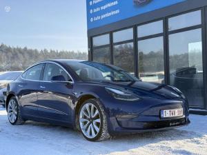 Blue Tesla Model 3 2020 in Vilnius, with an engine capacity of 0.00 L and mileage of 182 thousand km for 18950 €, photo 2 on AUTOMOTO.COM.LV