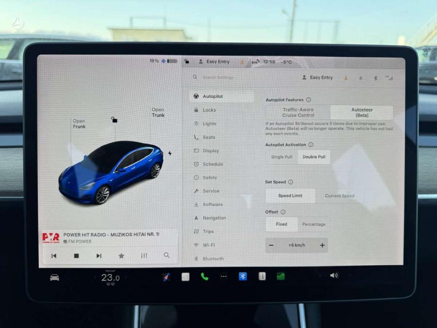 Синий Тесла Модель 3 2020 в Вильнюс, объемом двигателя 0.00 л и пробегом 182 тыс. км за 18950 €, фото 20 на AUTOMOTO.COM.LV