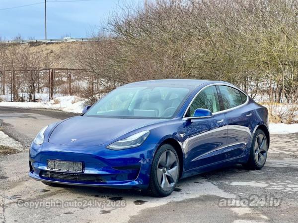 Zils Tesla Model 3 2020 Tallina, ar dzinēja tilpumu 0.00 L un nobraukumu 135 tūkst. km par 20499 €, foto 5 vietnē AUTOMOTO.COM.LV