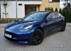 Zils Tesla Model 3 2020 Tallina, ar dzinēja tilpumu 0.00 L un nobraukumu 125 tūkst. km par 24000 €, foto  vietnē AUTOMOTO.COM.LV