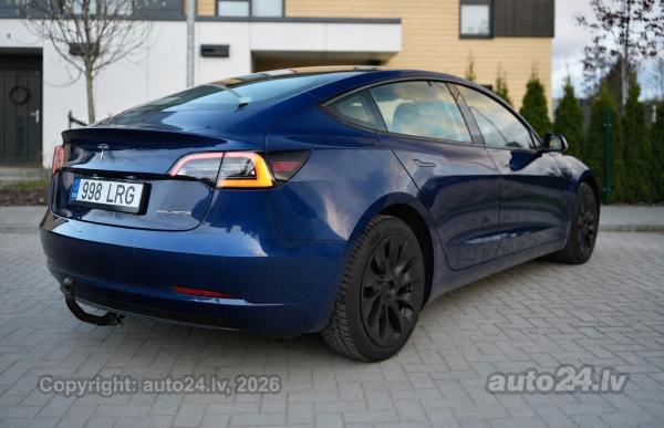 Zils Tesla Model 3 2020 Tallina, ar dzinēja tilpumu 0.00 L un nobraukumu 125 tūkst. km par 24000 €, foto 3 vietnē AUTOMOTO.COM.LV