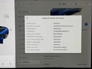 Blue Tesla Model 3 2020 in Riga, with an engine capacity of 0.00 L and mileage of 103 thousand km for 26990 €, photo 24 on AUTOMOTO.COM.LV