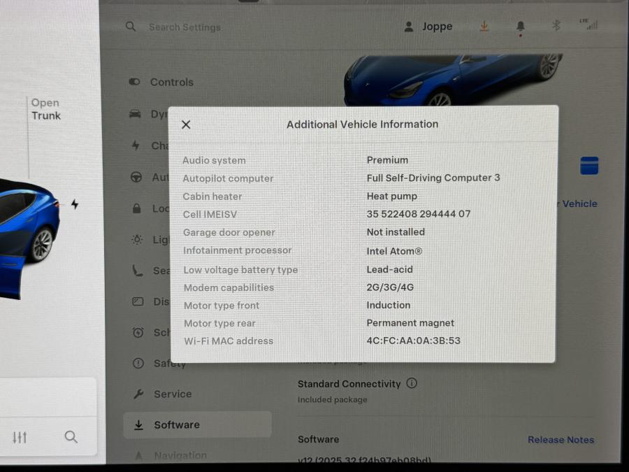 Blue Tesla Model 3 2020 in Riga, with an engine capacity of 0.00 L and mileage of 103 thousand km for 26990 €, photo 24 on AUTOMOTO.COM.LV
