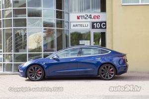 Blue Tesla Model 3 2020 in Tallinn, with an engine capacity of 0.00 L and mileage of 62 thousand km for 24990 €, photo 8 on AUTOMOTO.COM.LV