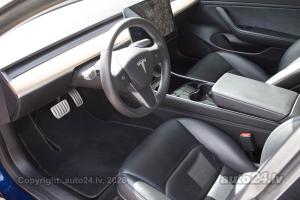 Blue Tesla Model 3 2020 in Tallinn, with an engine capacity of 0.00 L and mileage of 62 thousand km for 24990 €, photo 15 on AUTOMOTO.COM.LV