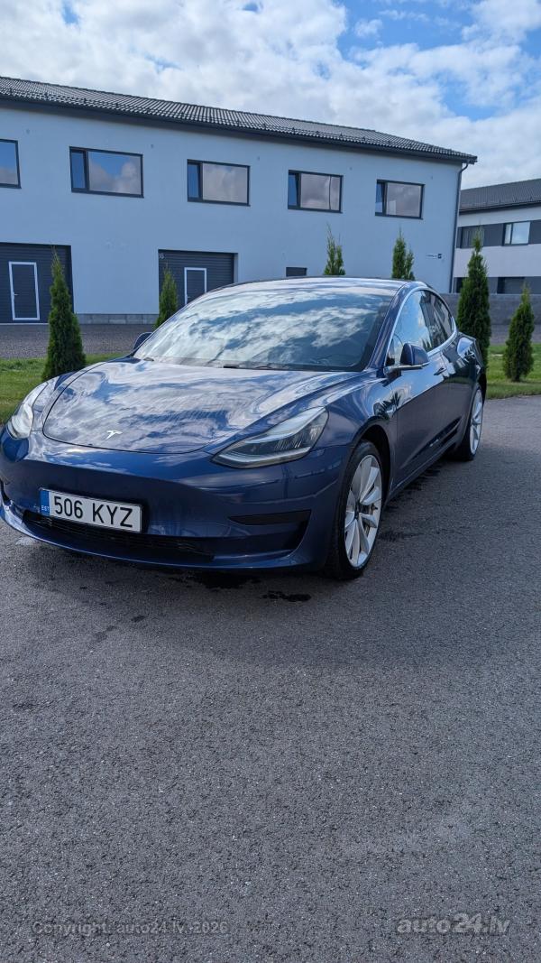 Zils Tesla Model 3 2020 Tallina, ar dzinēja tilpumu 0.00 L un nobraukumu 135 tūkst. km par 20900 €, foto 2 vietnē AUTOMOTO.COM.LV