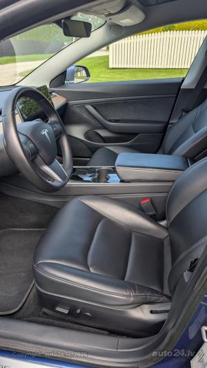 Zils Tesla Model 3 2020 Tallina, ar dzinēja tilpumu 0.00 L un nobraukumu 135 tūkst. km par 20900 €, foto 10 vietnē AUTOMOTO.COM.LV