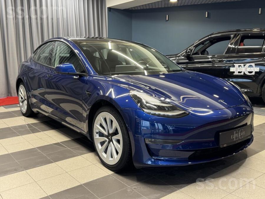 Zils Tesla Model 3 2021 Rīga, ar dzinēja tilpumu 0.00 L un nobraukumu 103 tūkst. km par 26990 €, foto 4 vietnē AUTOMOTO.COM.LV