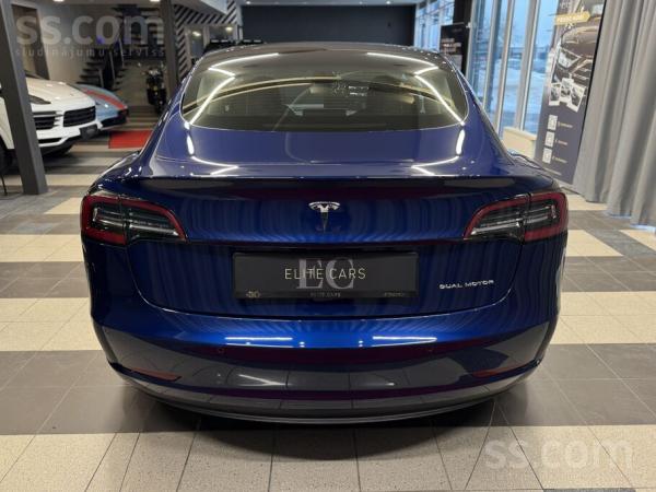 Синий Тесла Модель 3 2021 в Рига, объемом двигателя 0.00 л и пробегом 103 тыс. км за 26990 €, фото 6 на AUTOMOTO.COM.LV