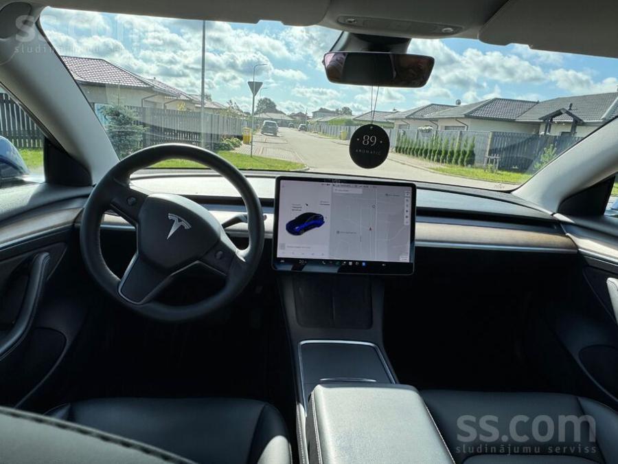 Синий Тесла Модель 3 2021 в Рига, объемом двигателя 0.00 л и пробегом 70 тыс. км за 26200 €, фото 11 на AUTOMOTO.COM.LV