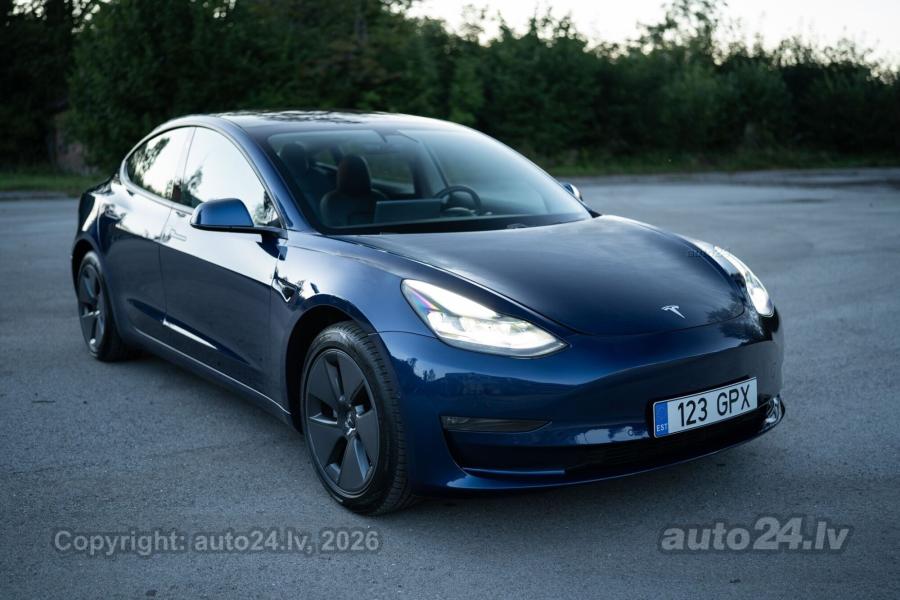 Zils Tesla Model 3 2021 Pērnava, ar dzinēja tilpumu 0.00 L un nobraukumu 118 tūkst. km par 24990 €, foto 4 vietnē AUTOMOTO.COM.LV
