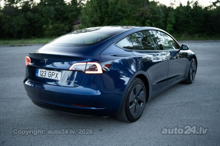 Zils Tesla Model 3 2021 Pērnava, ar dzinēja tilpumu 0.00 L un nobraukumu 118 tūkst. km par 24990 €, foto 5 vietnē AUTOMOTO.COM.LV