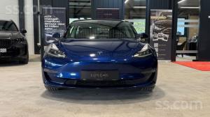 Blue Tesla Model 3 2021 in Riga, with an engine capacity of 0.00 L and mileage of 124 thousand km for 26990 €, photo 4 on AUTOMOTO.COM.LV