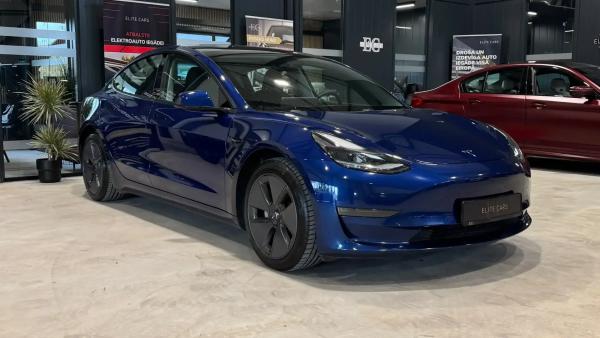 Zils Tesla Model 3 2021 Mārupe, ar dzinēja tilpumu 0.00 L un nobraukumu 124 tūkst. km par 26990 €, foto 5 vietnē AUTOMOTO.COM.LV