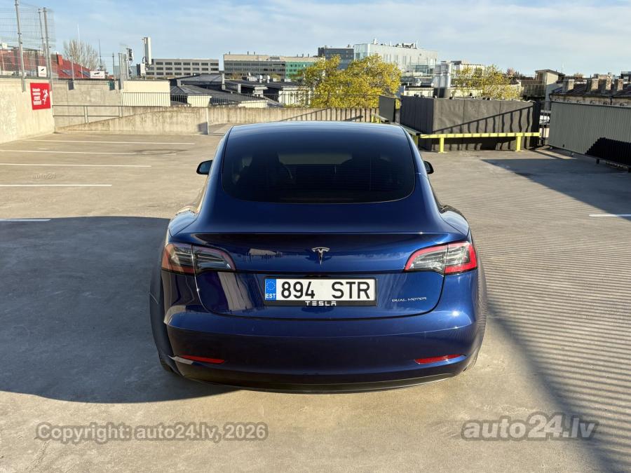 Синий Тесла Модель 3 2022 в Таллин, объемом двигателя 0.00 л и пробегом 70 тыс. км за 30200 €, фото 7 на AUTOMOTO.COM.LV