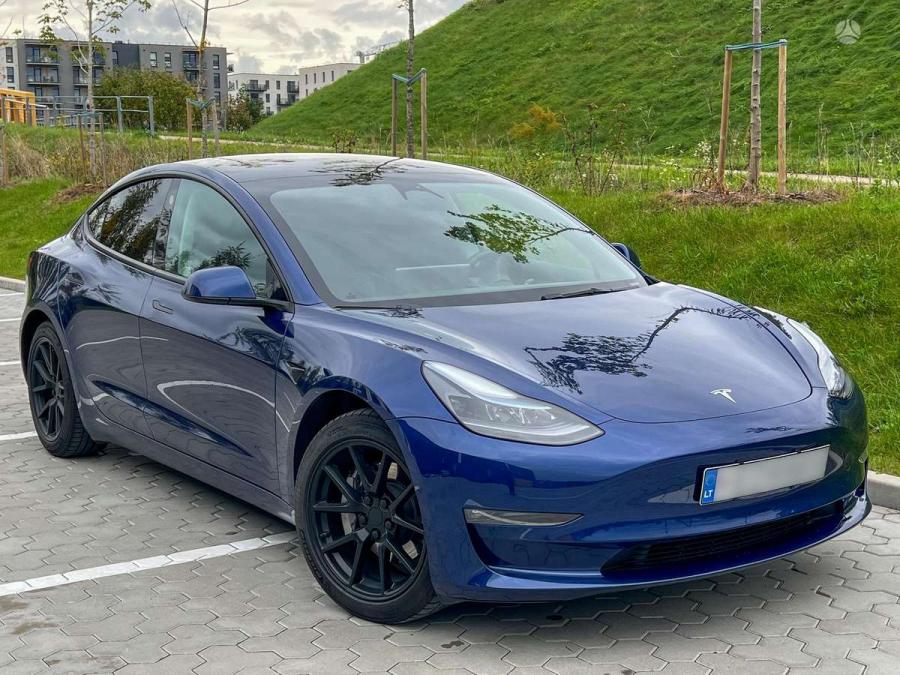 Zils Tesla Model 3 2022 Viļņa, ar dzinēja tilpumu 0.00 L un nobraukumu 69 tūkst. km par 28200 €, foto 11 vietnē AUTOMOTO.COM.LV