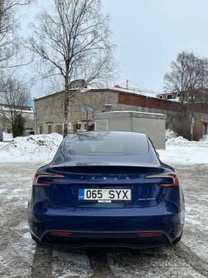 Blue Tesla Model 3 2023 in Tallinn, with an engine capacity of 0.00 L and mileage of 50 thousand km for 46990 €, photo 3 on AUTOMOTO.COM.LV
