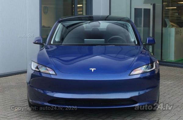 Zils Tesla Model 3 2023 Tallina, ar dzinēja tilpumu 0.00 L un nobraukumu 42 tūkst. km par 41800 €, foto 4 vietnē AUTOMOTO.COM.LV