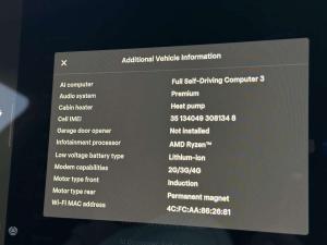 Blue Tesla Model 3 2023 in Vilnius, with an engine capacity of 0.00 L and mileage of 66 thousand km for 30000 €, photo 17 on AUTOMOTO.COM.LV