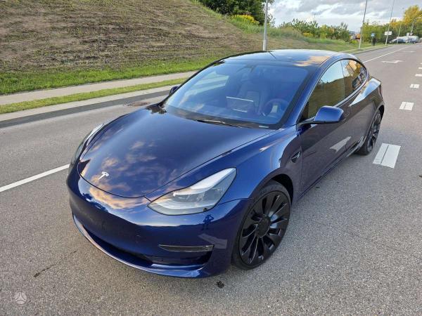 Zils Tesla Model 3 2023 Viļņa, ar dzinēja tilpumu 0.00 L un nobraukumu 37 tūkst. km par 33750 €, foto 4 vietnē AUTOMOTO.COM.LV
