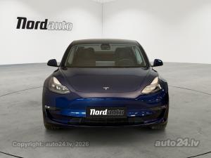 Blue Tesla Model 3 2023 in Tallinn, with an engine capacity of 0.00 L and mileage of 74 thousand km for 32900 €, photo 6 on AUTOMOTO.COM.LV