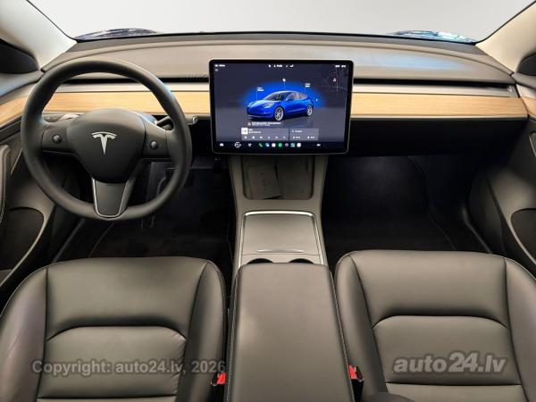 Blue Tesla Model 3 2023 in Tallinn, with an engine capacity of 0.00 L and mileage of 75 thousand km for 32900 €, photo 9 on AUTOMOTO.COM.LV