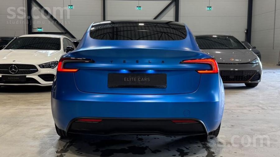 Zils Tesla Model 3 2023 Rīga, ar dzinēja tilpumu 0.00 L un nobraukumu 57 tūkst. km par 32490 €, foto 5 vietnē AUTOMOTO.COM.LV