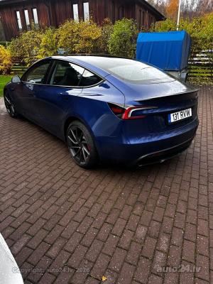 Blue Tesla Model 3 2024 in Tallinn, with an engine capacity of 0.00 L and mileage of 20 thousand km for 51900 €, photo 7 on AUTOMOTO.COM.LV