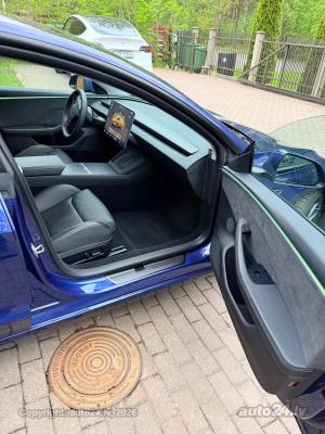 Blue Tesla Model 3 2024 in Tallinn, with an engine capacity of 0.00 L and mileage of 20 thousand km for 51900 €, photo 9 on AUTOMOTO.COM.LV